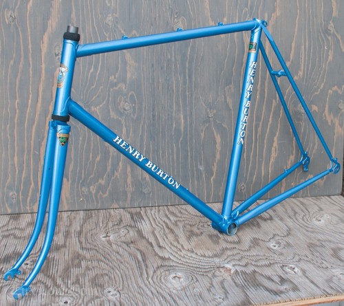 Vintage Henry Burton 59cm Road Bike FRAME & FORK Reynolds 531 Steel ...