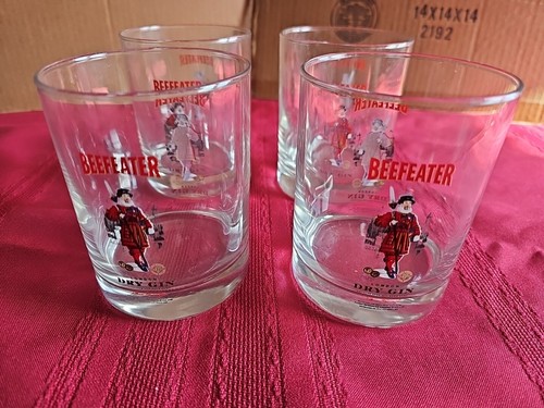 Beefeater London Dry Gin Glass Tumbler Cup Bar Barware 10 oz Distillery ...