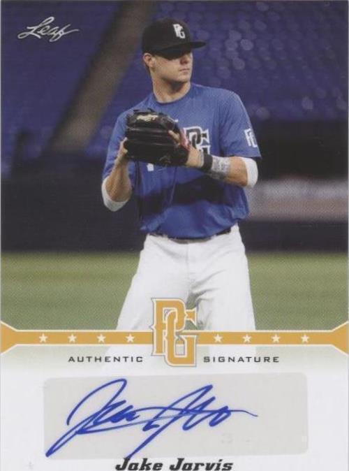 2013 Leaf Perfect Game Showcase - Autographs Jake Jarvis #A-JJ1 Gold ...