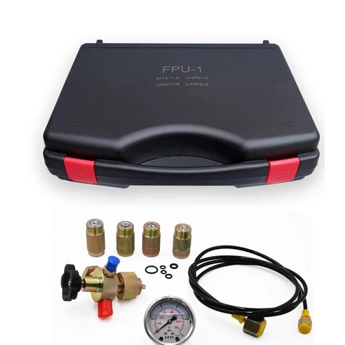 Pressure Gauge Test Kit Hydraulic Accumulator Nitrogen Charging Valve ...