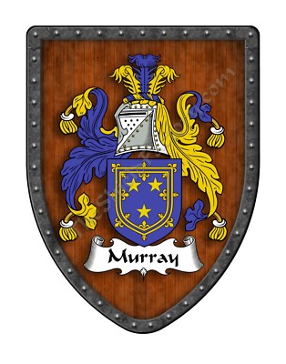 Murray Family Crest Custom Coat of Arms , Hanging Wall Shield SH503P-DG ...