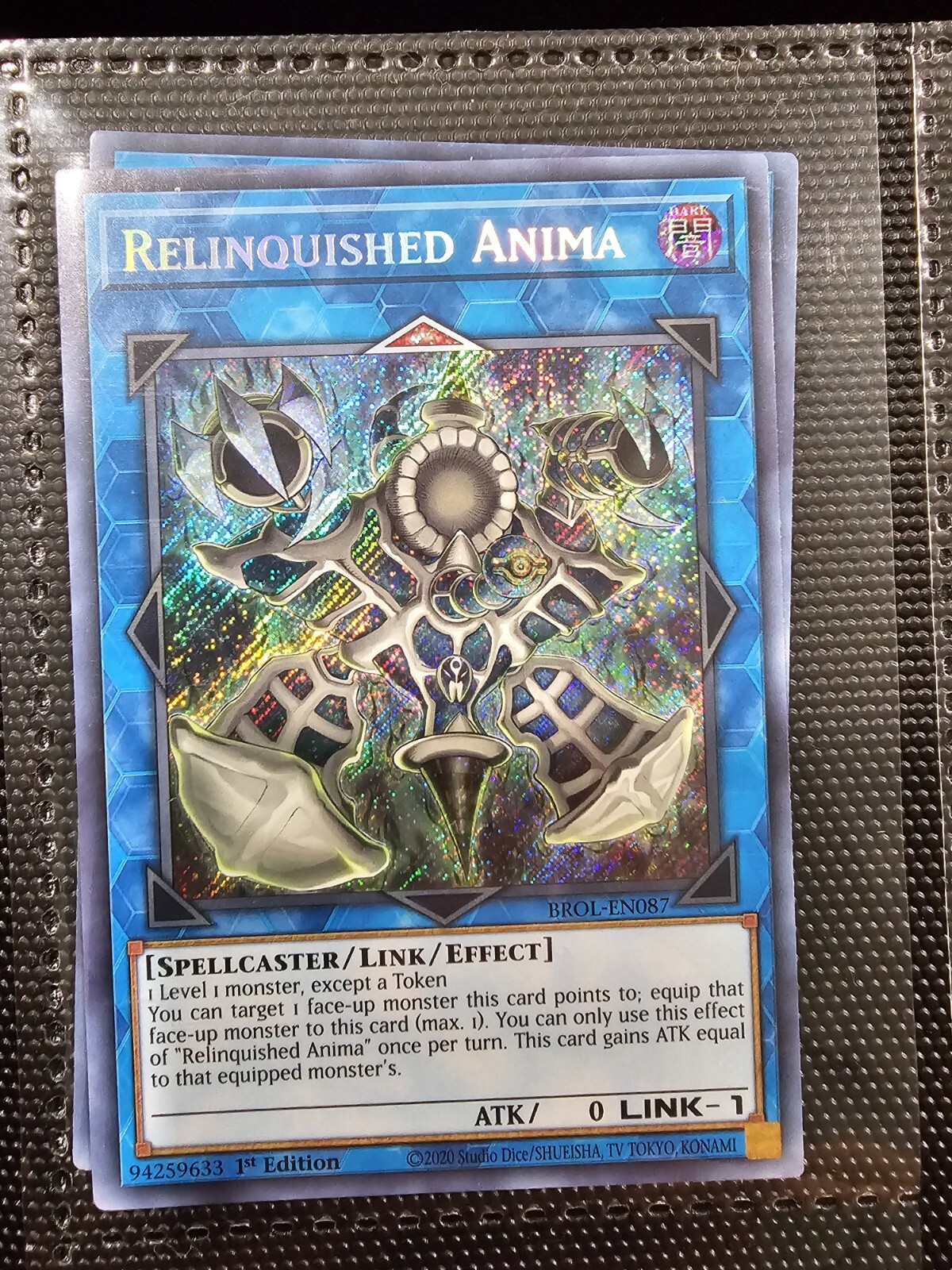 Yu-Gi-Oh! TCG Relinquished Anima Brothers of Legend BROL-EN087 1st ...