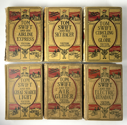 Tom Swift Books by Victor Appleton - Antique 1910-1927 Lot of 6 ...