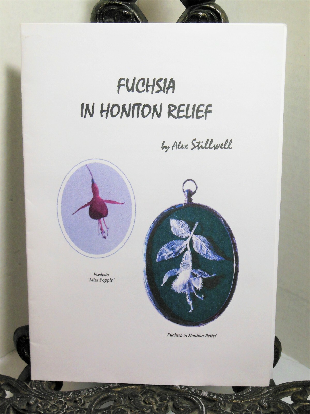 Fuchsia In Honiton Relief Lacemaking Pattern Raised Lace SIGNED Alex ...