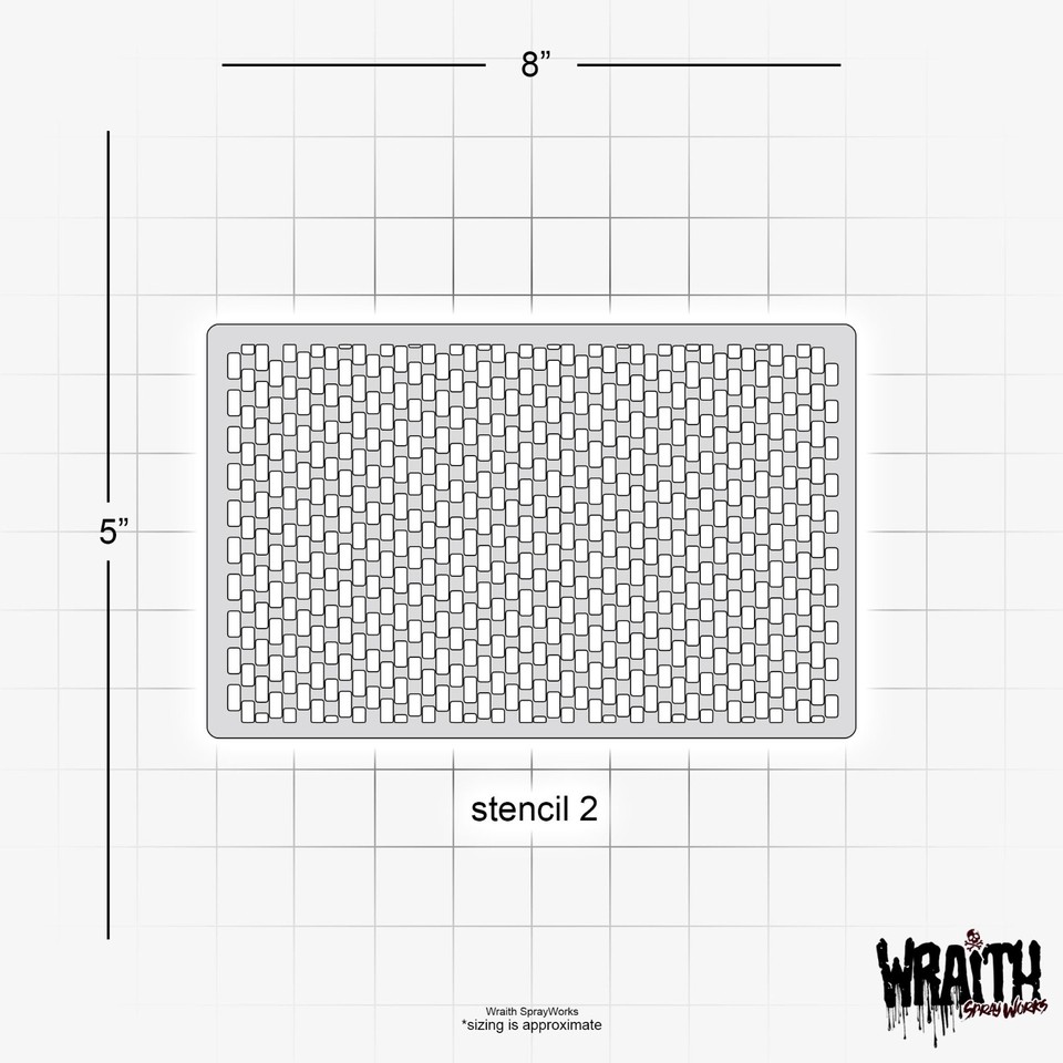 Carbon Fiber Set - Reusable Airbrush Stencil Template | eBay