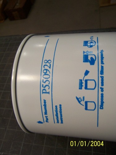 DONALDSON P550928 FUEL FILTER, GMC 23518526, FF5021, BF593, LOT OF 3, N ...