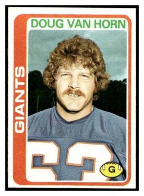 1978 Topps Football 372 Doug Van Horn New York Giants card | eBay