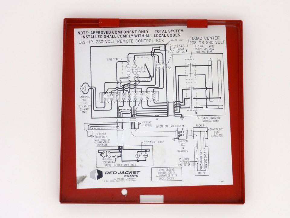 New Veeder-Root Red Jacket Pump Control Box 880-030 | eBay
