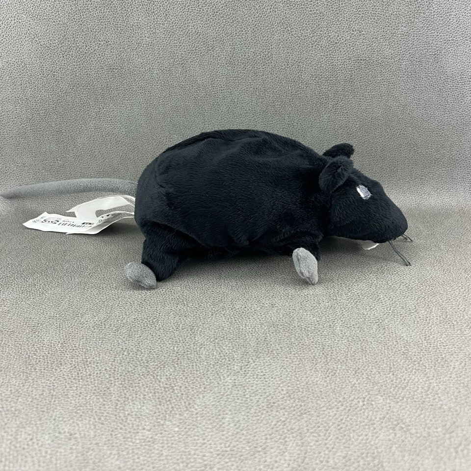 IKEA GOSIG RATTA Stuffed Animal Plush Rodent Black Mouse Rat with Tags ...