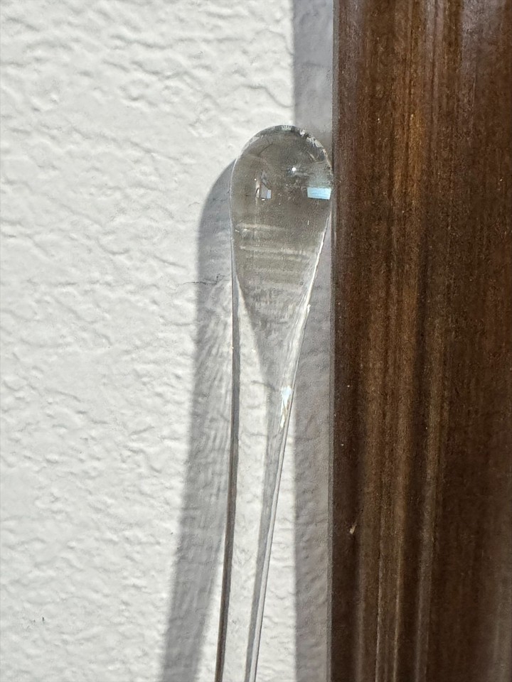 Vintage Style Clear Glass Stirrer Mixing Rod 10" Barware Cocktail ...