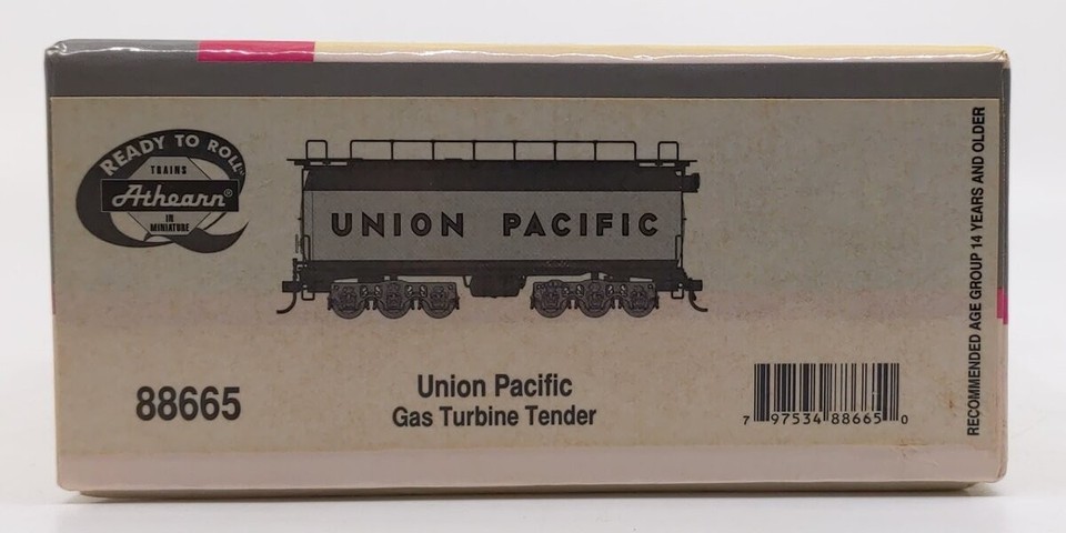 Athearn 88665 HO Scale Union Pacific Gas Turbine Tender LN/Box | eBay