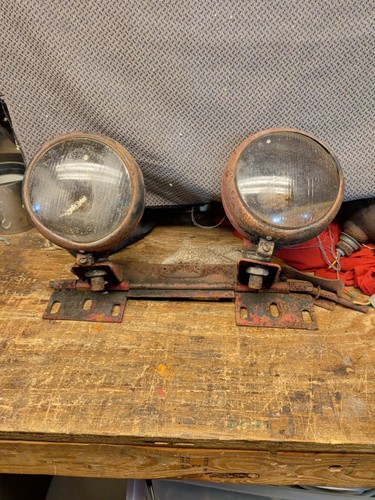 Vintage Tractor Headlights DDR 5 Inch | eBay
