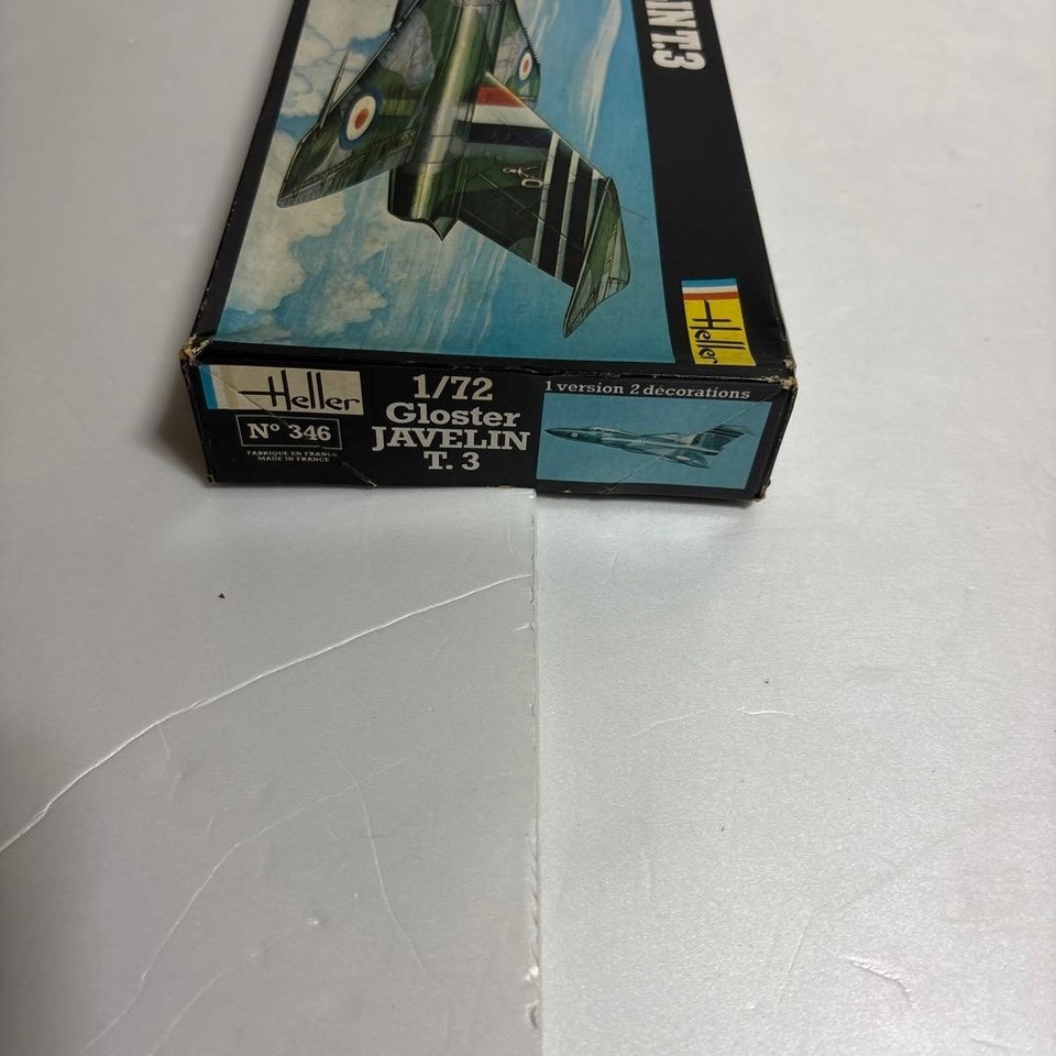 Heller 1/72 Gloster Javelin T3 Model Kit Vintage with 2 Decoration ...