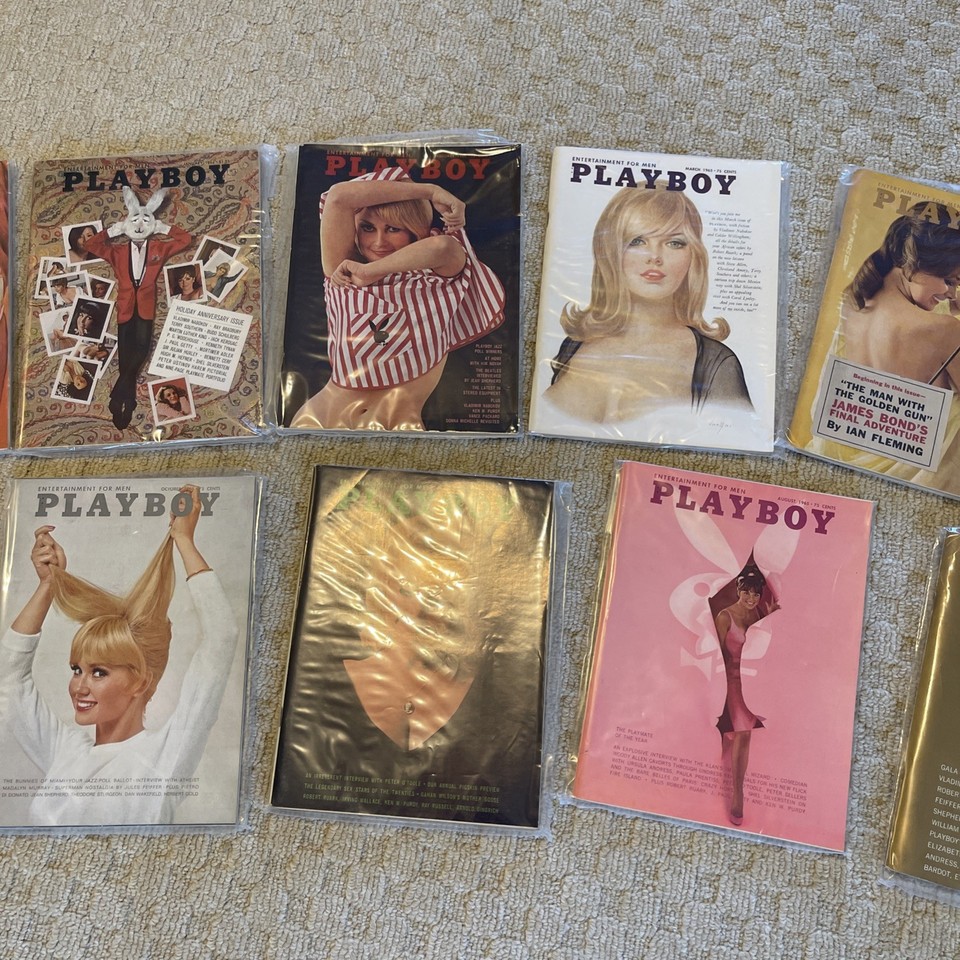 Complete Full Year of Vintage 1965 Playboy Magazines w/ Centerfolds | eBay
