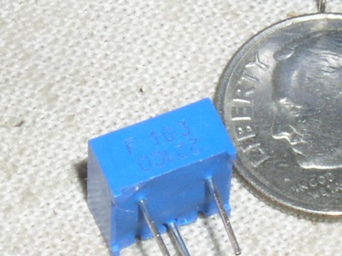 2 BOURNS 3386 F-1-103-LF 10K OHM TRIMPOT POT TRIMMER SINGLE 1 TURN ...