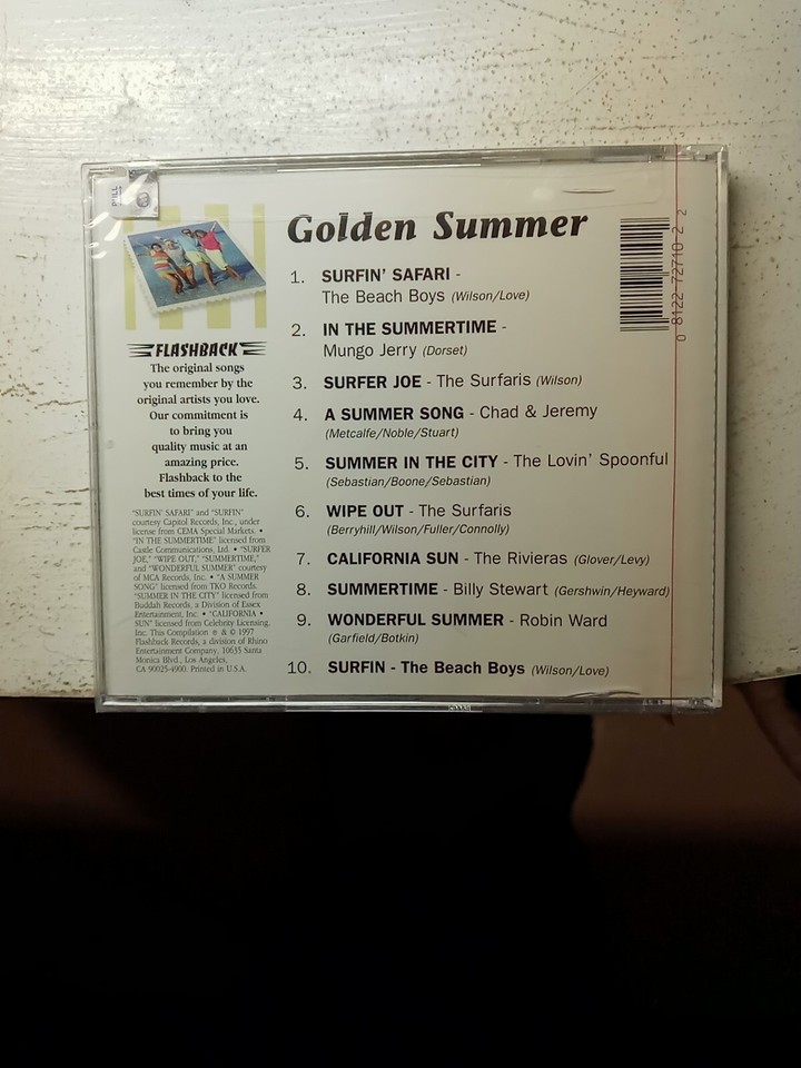 Golden Summer [Flashback] by Various Artists (CD, Jun-1997, Rhino New ...