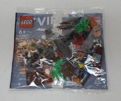 LEGO VIP Add-On Pack #40515 Pirates and Treasure Building Kit - Factory ...