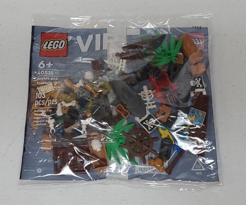 LEGO VIP Add-On Pack #40515 Pirates and Treasure Building Kit - Factory ...