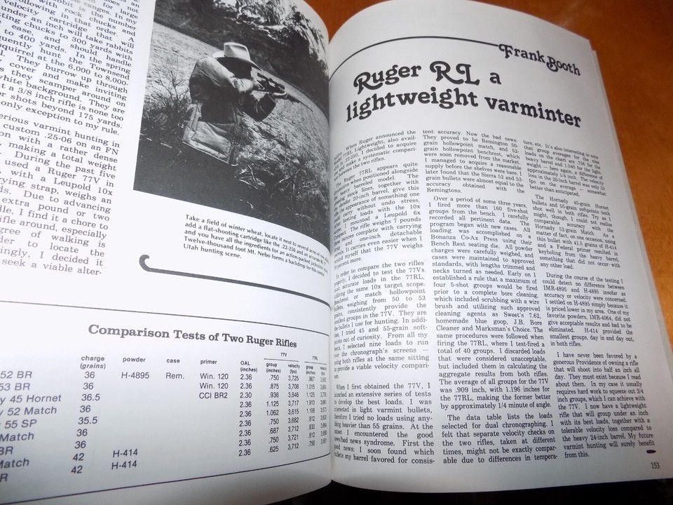 VARMINT AND SMALL GAME RIFLES & CARTRIDGES Bullets Reloading Ammo ...