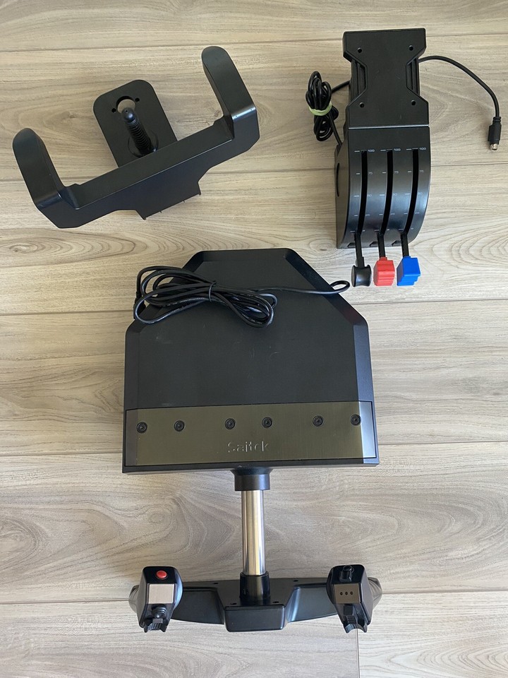 RARE & DISCONTINUED- Saitek Pro CESSNA Flight Yoke + Throttle Quadrant ...