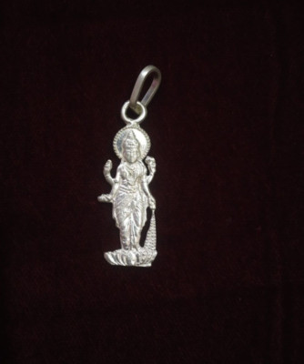 Mata Laxmi Mahalaxmi Silver Religious Pendant Religious Gift Pendant | eBay