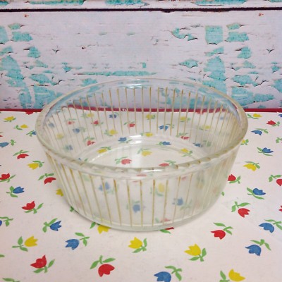 Pyrex Clear Glass Round Soufflé Dish Cake Pan Baking Baker Kitchen ...