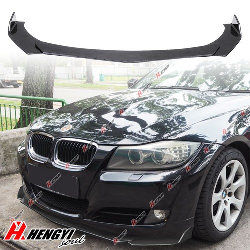 Carbon Style Front Bumper Lip Splitter For BMW E90 E91 LCI 325i 328i ...
