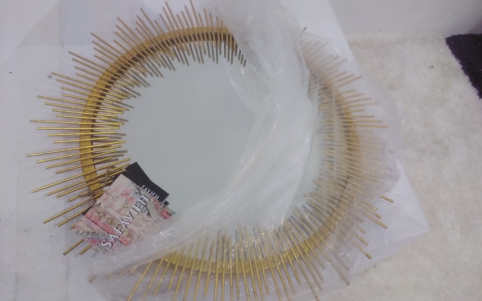 Safavieh Sunray Circle Mirror, Reduced Price 2172710902 MIR4022A | eBay