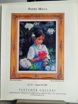 POPPY MILLS / MIRIAM BRIKS ART PIECES ORIG VTG 2000 ADVERTISEMENT, | eBay