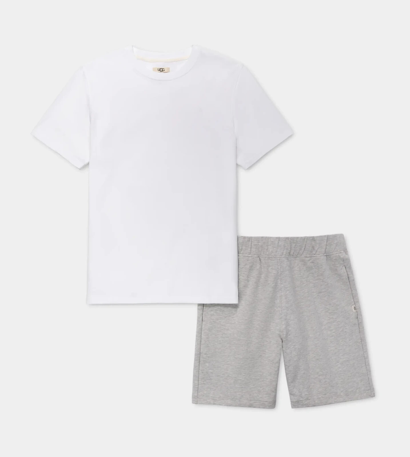 UGG Men's Darian Loungewear Set Pajamas White/Grey Heather Size Small ...