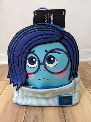 NWT! Loungefly Disney Pixar Inside Out 2 Sadness Mini Backpack | eBay