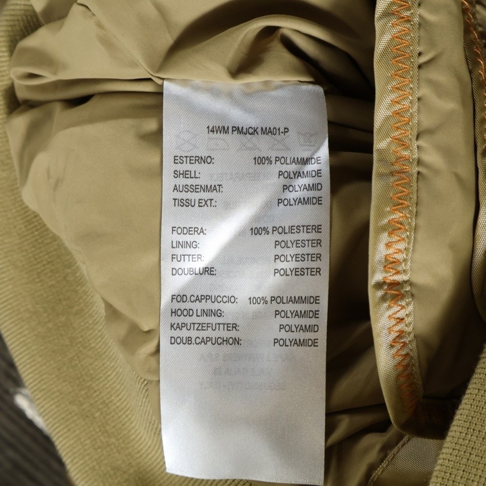 PARAJUMPERS DOWN LINER FLIGHT JACKET Downliner Multi-pocket Logo Design ...