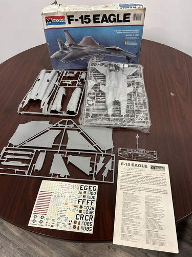MONOGRAM F-15 EAGLE 1/48 SCALE Kit #5801 Box A Little Damaged Model ...