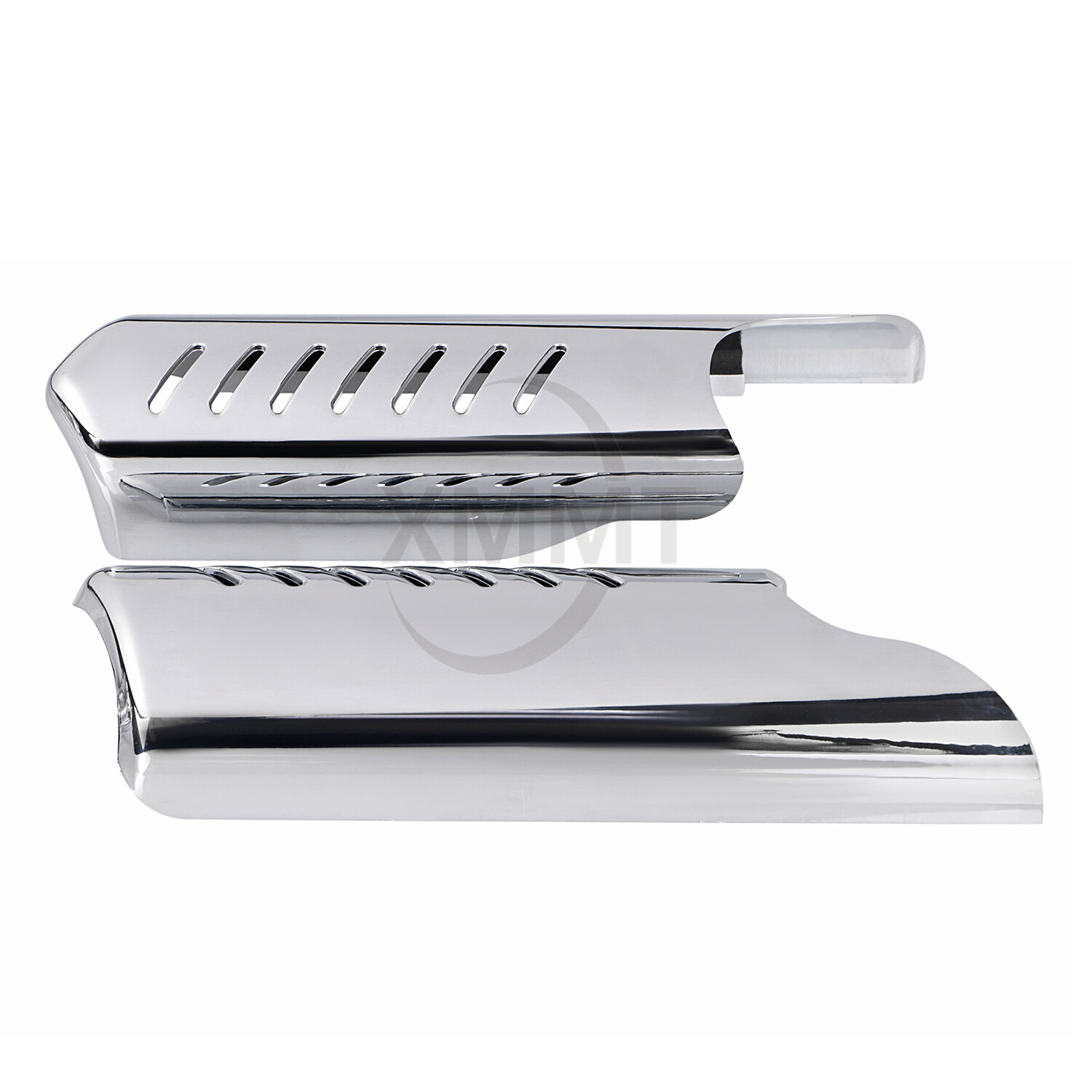 Chrome Lower Fork Leg Deflectors For Harley Heritage Softail Classic ...