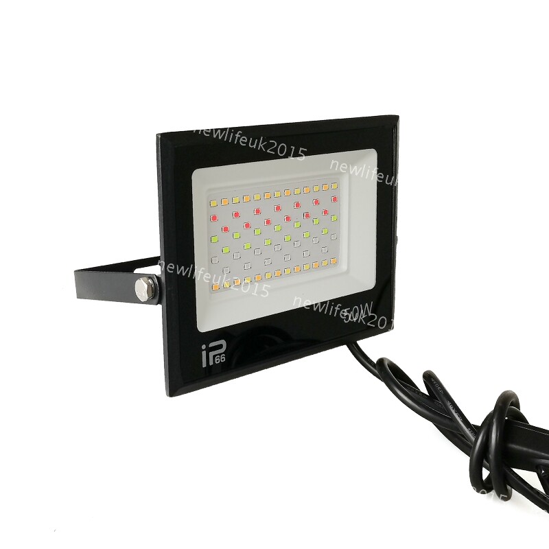 220V RGB LED Flood Light Lawn Landscape Spot Lamp 2835SMD Multicolor ...