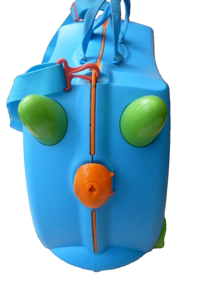 Trunki Blue Terence Sit On And Ride Case With Strap And Key #142 | eBay UK