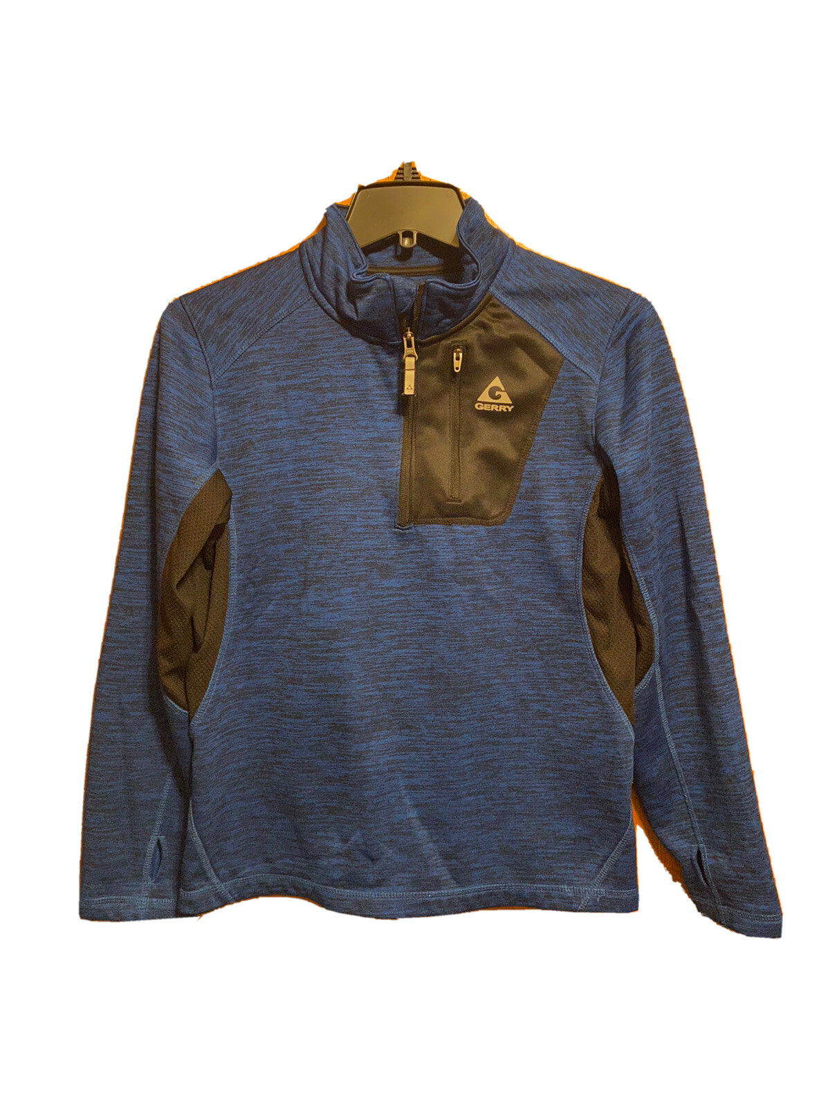 Gerry Fleece Jacket Boys Large 14-16 Youth Kids Blue Zip Casual ...