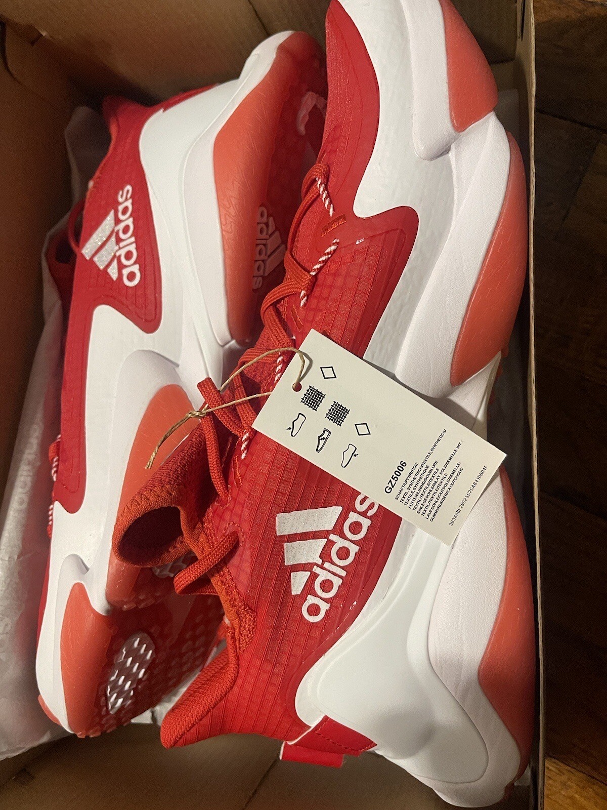 Size 11 - adidas Mahomes 1 Impact FLX Team Collegiate Red for sale ...