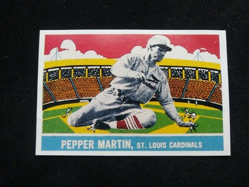 1933 Delong Gum Reprint Baseball Card # 17 Pepper Martin St. Louis ...