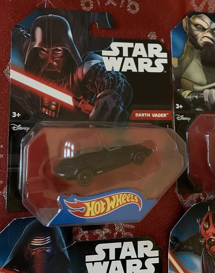 6 Hot Wheels Star Wars Inquisitor Kylo Ren Darth Vader Darth Maul ...