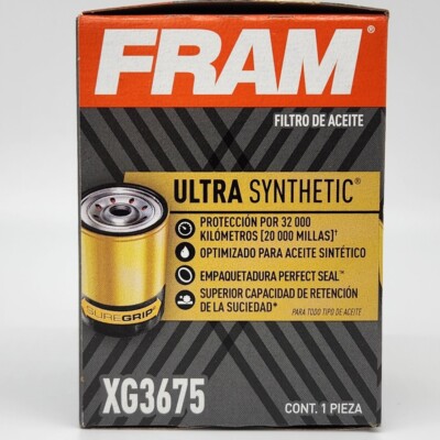 FRAM Oil Filter TG3675 Ultra Synthetic Sure Grip --New In Box-- Fast ...
