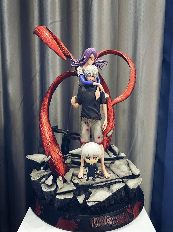 1:6 Scale Tokyo Ghoul Ken Kaneki & Kamishiro Rize Figure Statue IN ...