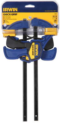IRWIN Quick Grip 1964743 6" Quick-Grip® One-Handed Mini Bar Clamp 2 ...