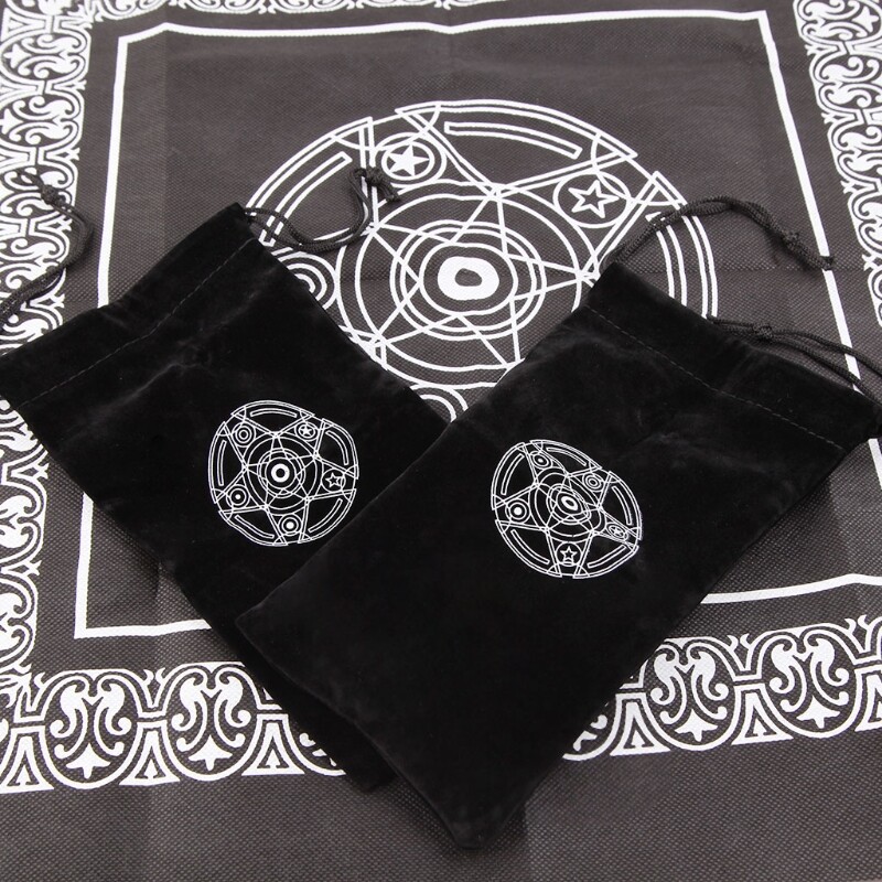 Tarot Card Divination Bag Game Drawstring Package Altar Tarot Box | eBay