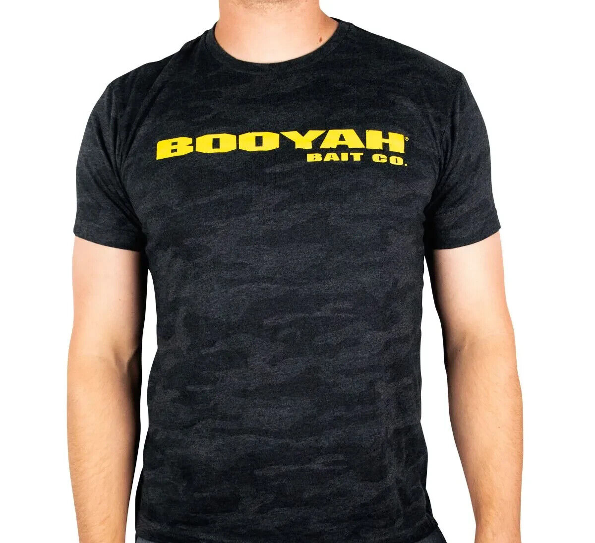 BOOYAH Black Camo Logo Short Sleeve T Shirt. Men's LARGE OR XL. Brand ...