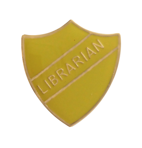 Librarian Yellow Pin Badge For Schools | eBay