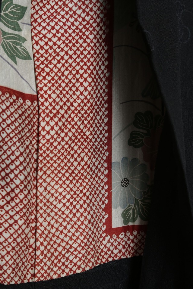 Traditional Japanese Kimono Silk Black Haori | eBay UK