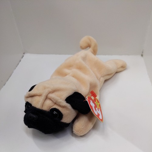 Pugsly Pug Beanie Babies With Tag Animal Baby Adorable Collectable ...