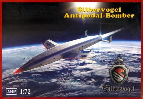 AMP Models 1/72 SANGER SILBERVOGEL (SILVER BIRD) ANTIPODAL BOMBER ...