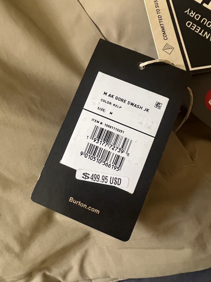 Burton [ak] Technical M AK 2L SWASH JK Waterproof Men’s Gore-tex Ski Jacket | eBay